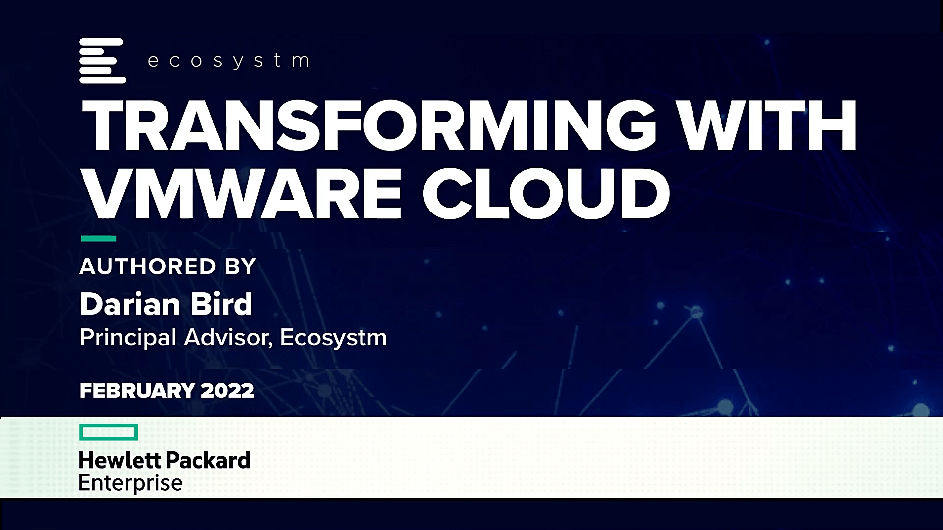 Transforming with VMware Cloud